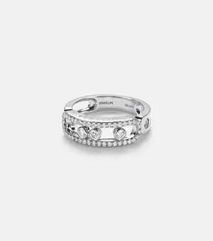 Messika Move Classique 18kt White Diamond Ring - Silver