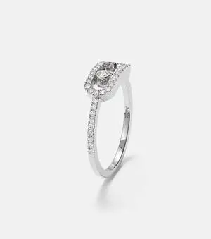 Messika Move Uno 18kt White Gold Diamond Ring - Silver
