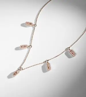 Messika Move Uno 18kt Rose Diamond Choker