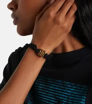 Balenciaga Bb Bracelet In Brass