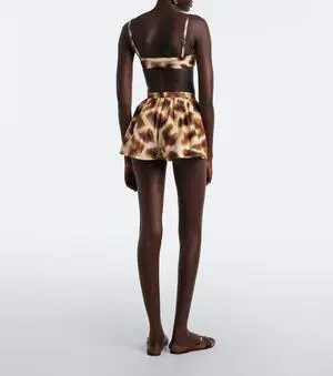 Christopher Esber Printed Cotton Shorts