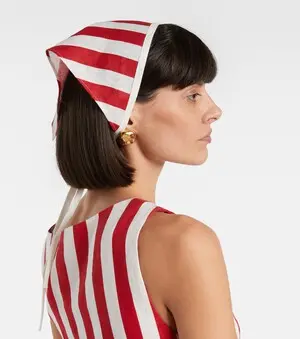 Posse Pamela Striped Linen Head Wrap