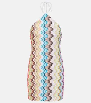 Missoni Zigzag Open-back Minidress - Multicoloured
