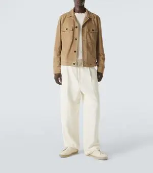 Zegna Suede Jacket - Beige