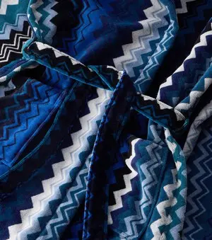 Missoni Giacomo Zigzag Cotton Bathrobe
