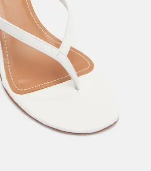 Staud Freja Leather Thong Sandals