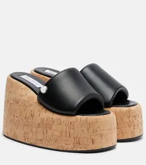 Attico Platform Mules Clogs For Women