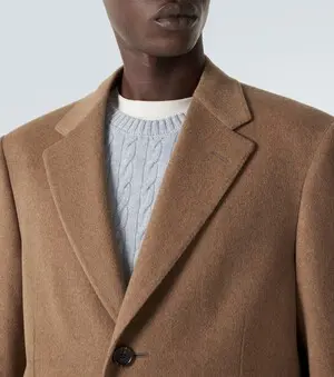 Canali Single-breasted Wool Coat