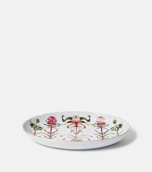 L'Objet Grand Tour Medium Porcelain Platter - Multicoloured