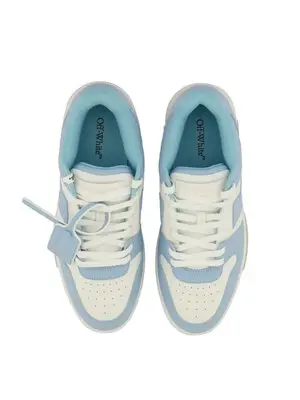 Off-White Out Of Office" Calfskin Leather Sneakers
