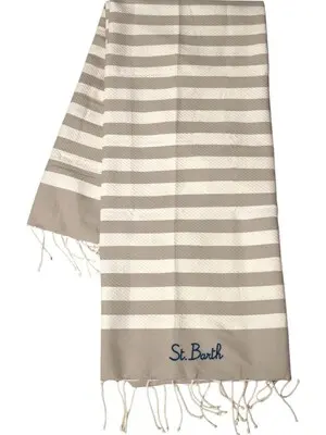 MC2 SAINT BARTH Foutas Beach Towel - Beige