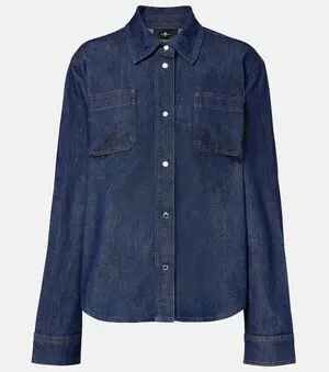 7 For All Mankind Button Up Shirts For Women