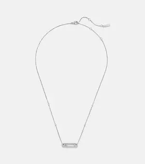 Messika Baby Move 18kt White Gold Diamond Necklace - Silver