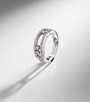 Messika Move Classique 18kt White Diamond Ring - Silver