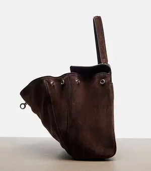 Balenciaga Rodeo Small Suede Shoulder Bag