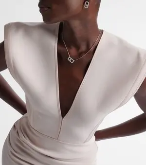 Messika So Move 18kt White Gold Chain Necklace With Diamonds
