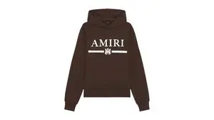 Amiri Ma Bar Logo Hoodie - Brown