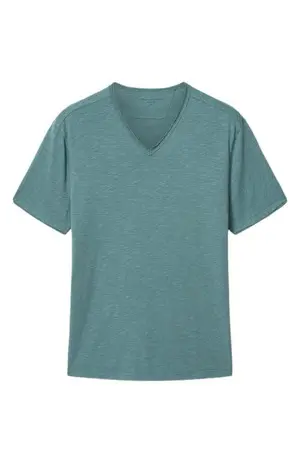 John Varvatos Miles Slub Cotton T-shirt - Fog