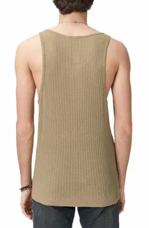 John Varvatos Marcy Rib Tank - Twig
