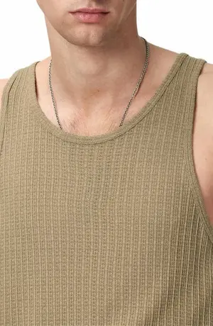 John Varvatos Marcy Rib Tank - Twig