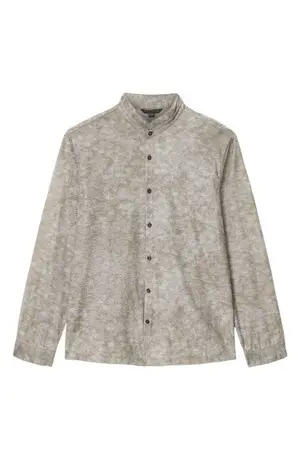 John Varvatos Vistra Cotton Button-up Shirt - Turtle Green