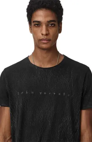 John Varvatos Raw Edge Graphic T-shirt