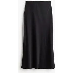 H&m Midi Skirt - Black