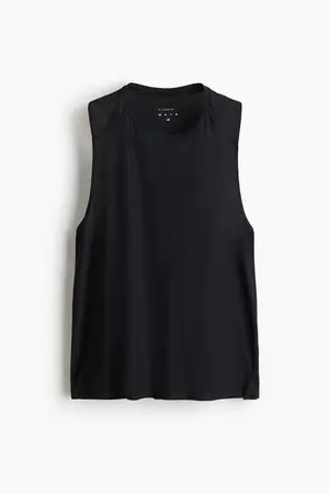 H&m Sports Vest Top With Drymove™ Technology - Black