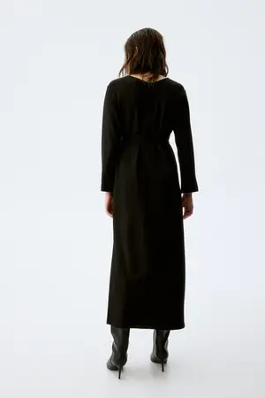 H&m Mama Tie-belt Jersey Midi Dress