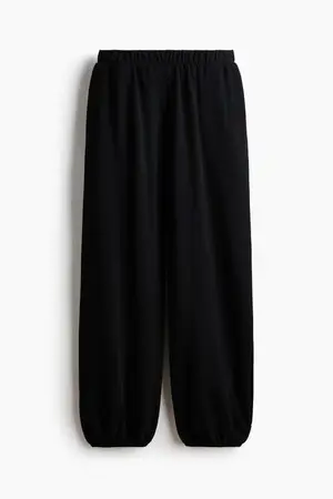 H&m Loose-fit Joggers In Cotton Blend - Black