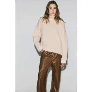 H&m Oversized Wool-blend Jumper - Light Beige