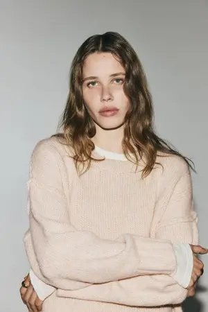 H&M Oversized Wool-blend Jumper - Light Beige