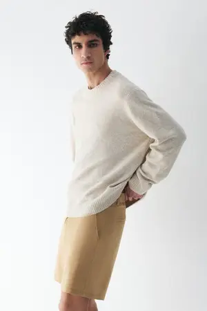 H&m Four-way Stretch Chino Shorts - Beige