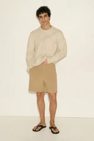 H&m Four-way Stretch Chino Shorts - Beige