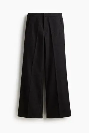 H&m Flared High Jeans - Black