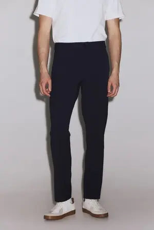 H&M Four-way Stretch Chinos - Navy Blue