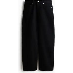H&m Baggy Fit Denim Jeans - Black