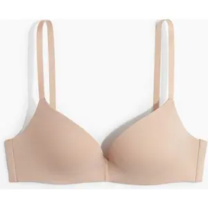 H&m Microfibre Super Push-up Bra - Beige