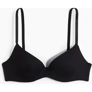 H&m Microfibre Super Push-up Bra - Black