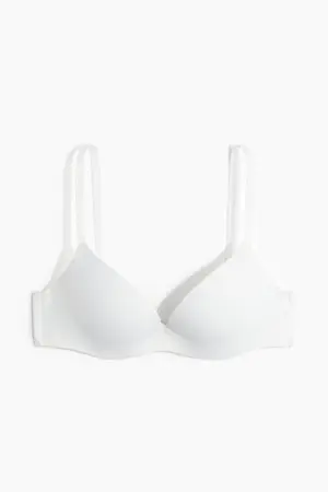 H&M Microfibre Super Push-up Bra - White