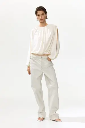 H&m Open-sleeve Top