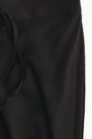H&m Lace-trimmed Straight-leg Pyjama Bottoms