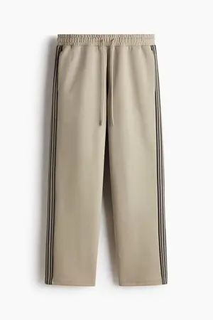H&m Loose Fit Sports Joggers With Drymove - Beige
