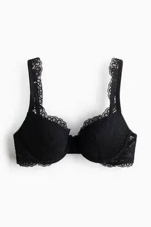 H&m Lace Push-up Bra - Black