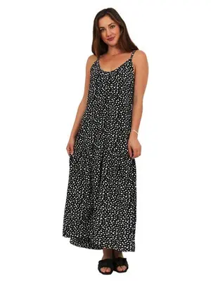 24seven Comfort Apparel Strappy Day Dresses