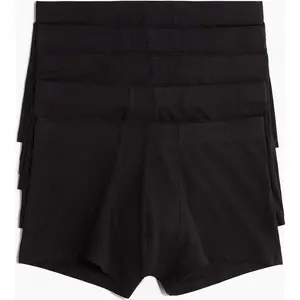 H&m 5-pack Stretch Cotton Boxer Shorts - Black