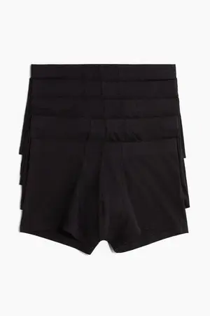 H&M 5-pack Stretch Cotton Boxer Shorts - Black