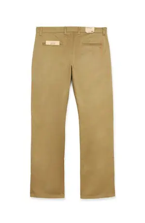 FORTELA Reno Cotton Canvas Chino Trousers - Natural