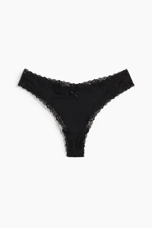 H&M 5-pack Microfiber And Lace Brazilian Briefs