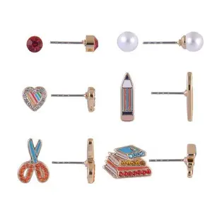 HALLMARK Back-to-school Stud Earring Set